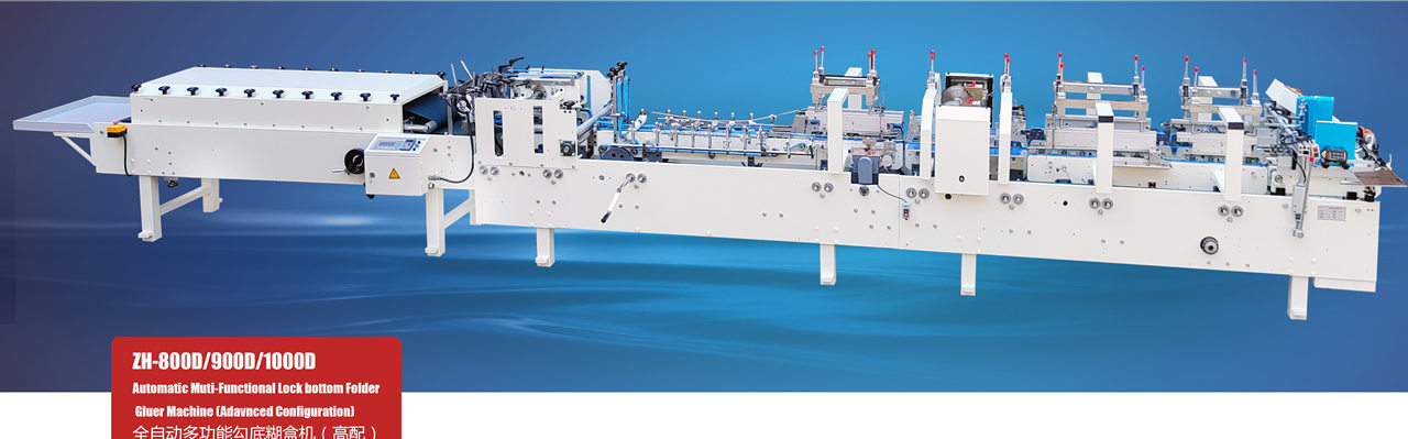 Automatic Crash Lock Bottom Folder Gluer ZH-900D - Folder Gluer Factory ...